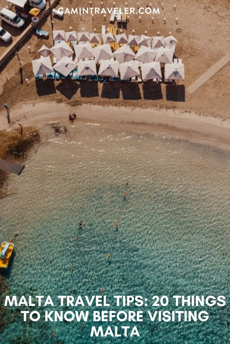 Malta Travel Tips: 20 Things To Know Before Visiting Malta