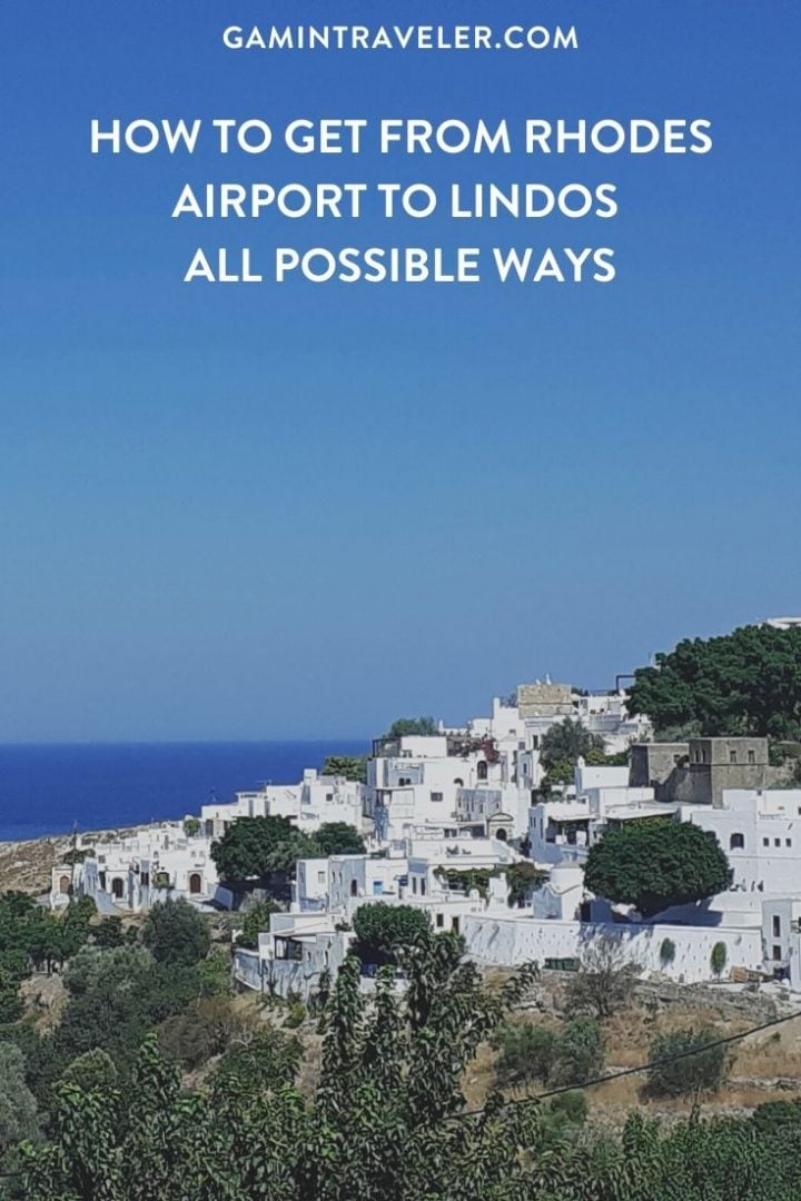 How To Get From Rhodes Airport To Lindos Town Best Way