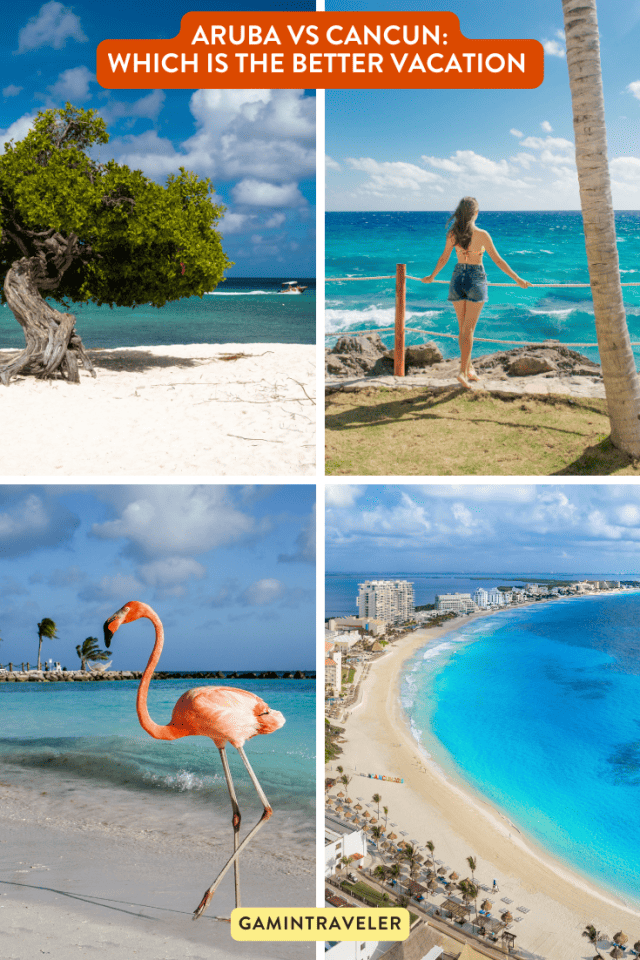 Comparison Aruba vs Cancun - Which is the Better?