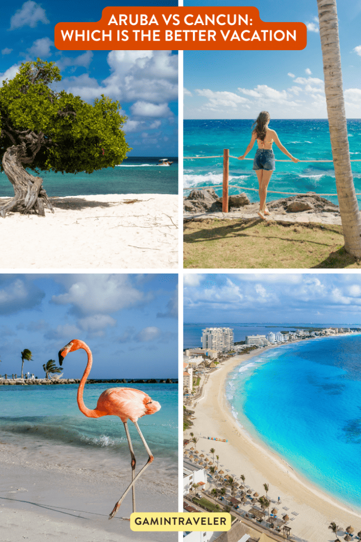 Comparison Aruba vs Cancun - Which is the Better?