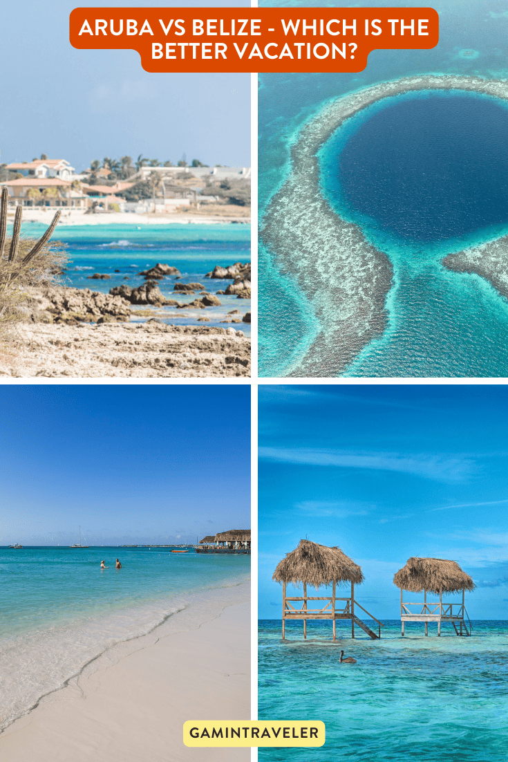Comparison Aruba vs Belize - Which is the Better Vacation?