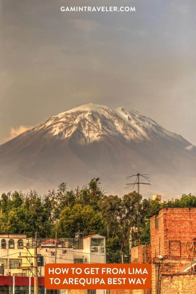 How To Get From Lima To Arequipa Best Way