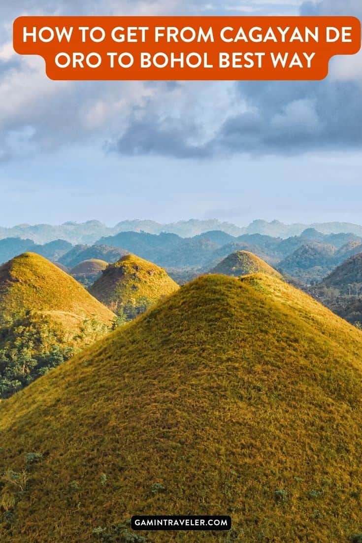 How to get from Cagayan de Oro to Bohol Best Way