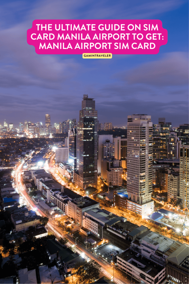 Guide on Sim Card Manila Airport: Manila Airport SIM Card